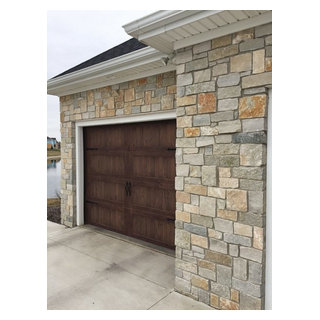 Natural Stone Veneer Garage - Traditional - Garage - Other - by Quarry ...