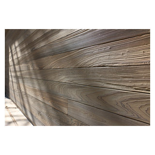 Real wood overhead garage doors - Modern - Garage - Austin - by Cedar ...