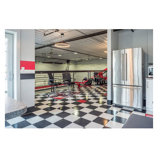 Retro Custom Garage - Industrial - Garage - Chicago - by Charleston ...