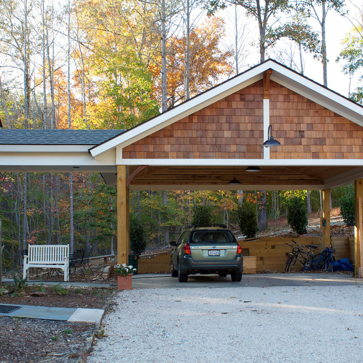 75 Beautiful Detached Carport With Breezeway Home Design Ideas ...