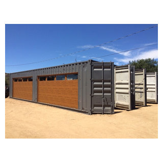 Shipping Container Garage Door - Industrial - Garage - San Diego - by ...