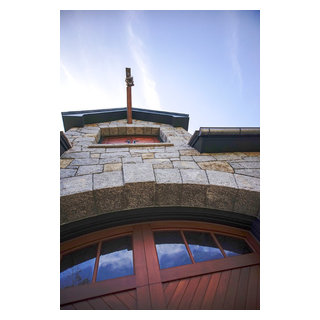 Stone Carriage House - Traditional - Garage - Boston - by Covenant LLC ...