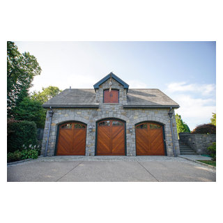 Stone Carriage House - Traditional - Garage - Boston - by Covenant LLC ...