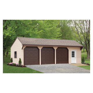 Three Car Garage - Craftsman - Garage - Philadelphia - by The Barn Door ...