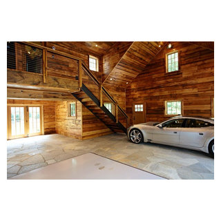 Ultimate man cave and sports car showcase - Фьюжн - Гараж - Нью-Йорк ...