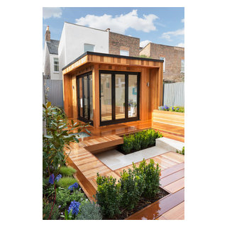 Chiswick, outdoor extension and landscaping - Contemporary - Garden ...