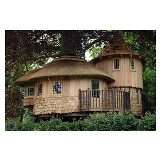 Fairy Tale Castle Treehouse - Eclectic - Shed - Sussex - by Blue Forest ...