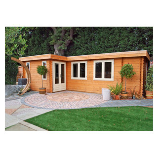 Garden Rooms / Log Cabins - Contemporary - Garden Shed and Building ...