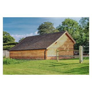 Oak framed garage and barns - Traditional - Garden Shed and Building ...