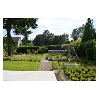 1960's Garden Design - Rétro - Jardin - Sussex - par Bo Cook MSGD - Bo ...
