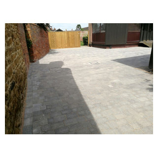 Brett Alpha Silver Haze Block Paved Driveway - Campagne - Jardin ...
