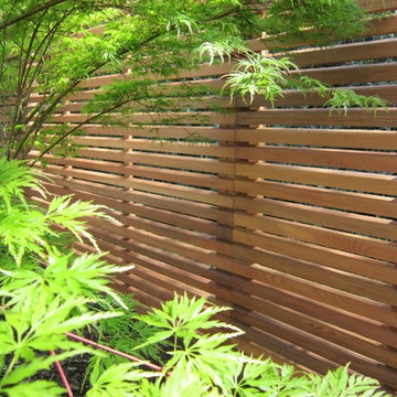 Cedar Slat Fence - Photos & Ideas | Houzz