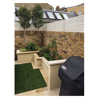 Contemporary urban garden - Small - Barnes, SW London - Contemporary ...