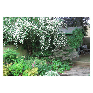 Garden with oval lawns - Traditional - Landscape - London - by Fenton ...