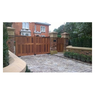 Gates designed by Barnes Walker Landscape Architects, Manchester ...