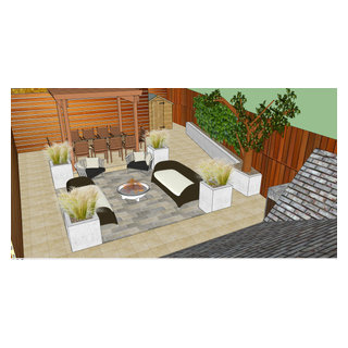 Henely Courtyard Design - Mediterranean - Garden - Berkshire - by ...