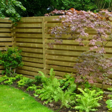 Timber Slatted Fence - Photos & Ideas | Houzz