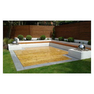 Seating areas - Contemporary - Landscape - Cheshire - by Landscapes by ...