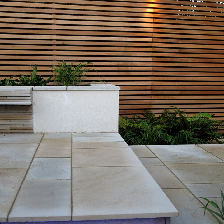 Horizontal Slat Fence - Photos & Ideas | Houzz