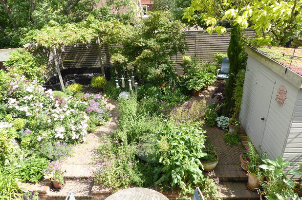 A Lush Cottage Garden in a Small Urban Backyard