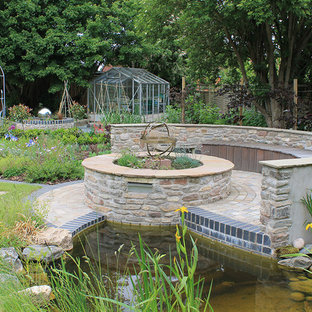 75 Beautiful Medium Sized Garden with a Pond Ideas & Designs - August ...