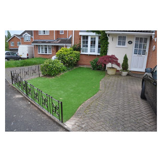 Wrought Iron Lawn Edging Panels - Traditional - Garden - West Midlands ...