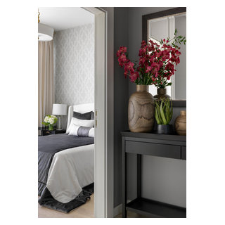 A drop of burgundy - Contemporary - Living Room - Other - by Victoria ...