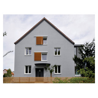 Aus drei mach zwei - Contemporary - Exterior - Stuttgart - by Udo ...
