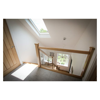 1950s Bungalow Loft Conversion - Contemporary - Hall - Other - by Rowe Architects | Houzz