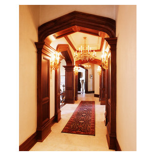 A Modern Castle - Mediterranean - Hall - Cedar Rapids - by Ahmann ...