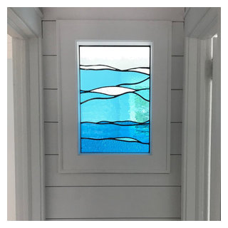 Bedroom privacy window - Beach Style - Hall - New York - by indigo ...