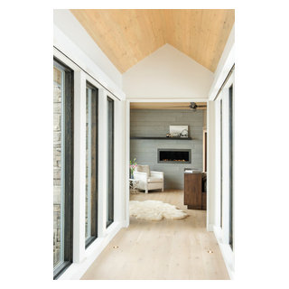 Bridger Canyon Residence - Rustic - Hall - Other - by Faure Halvorsen ...