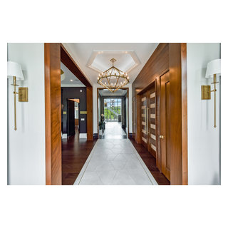 Burr Ridge Modern - Modern - Hall - Chicago - by Derrick Architecture ...