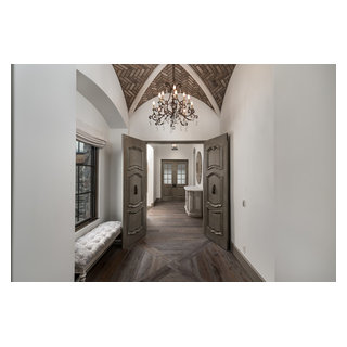 Vaulted Ceiling Hallway - Rustic - Hall - Phoenix - by Fratantoni ...