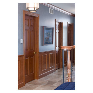 Cherry 6 Panel Wood Doors - Clásico - Recibidor y pasillo - Otras zonas ...