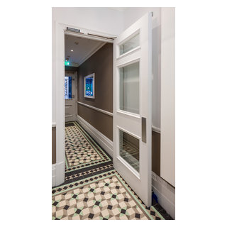 Contemporary Victorian hall floor tiles - Contemporary - Hall - London ...