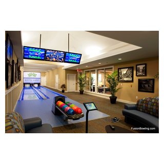 Custom residential bowling alley - Contemporary - Hall - Richmond - by ...