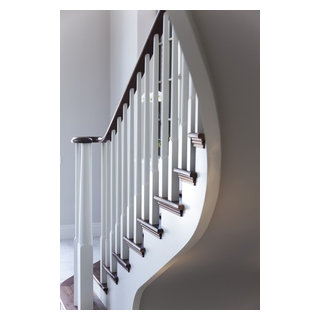 Elegant Entrance Hall - phase 1 - Contemporary - Staircase ...