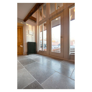 Family Home: Farrow Grey Tumbled Limestone - Farmhouse - Hall - Other ...