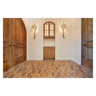 Farm House in LA using Arabesque tile - Farmhouse - Hall - Los Angeles ...