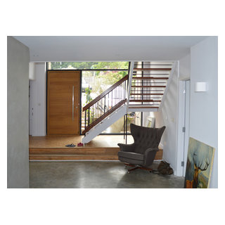 Hallway & Renovated 1960s Staircase and Flooring - West Sussex ...