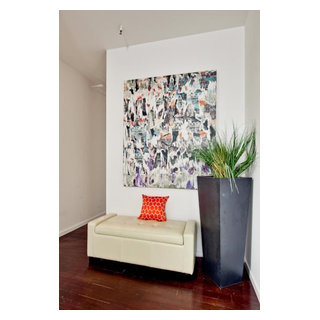 Hallway Corner - Modern - Hall - Philadelphia - by Busybee Design | Houzz