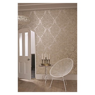 Hallway wallpaper ideas - Hall - Sussex - by Wallpaperdirect UK | Houzz