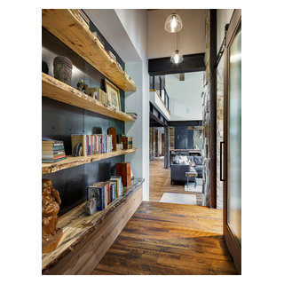 HandleBar Ranch - Rustic - Hall - Denver - by Centre Sky Architecture ...