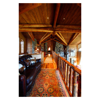 Log Home - Traditional - Hall - Other - by Elliott F. Brainard ...