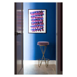 Magenta and Navy Pad Hallway - Eclectic - Hall - New Orleans - by ...