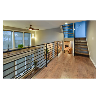 Modern, Split-Level Custom Home in Arlington, VA, with Arts & Crafts ...