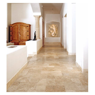 Natural Stone Baseboards - Traditional - Hall - Phoenix - by Durango ...