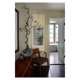 Old Town Townhouse Asian Inspired Full Home Remodel - Asian - Hall ...