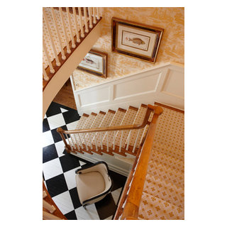 Preppy, Classic and Room for Everyone - Eclectic - Staircase - Raleigh ...
